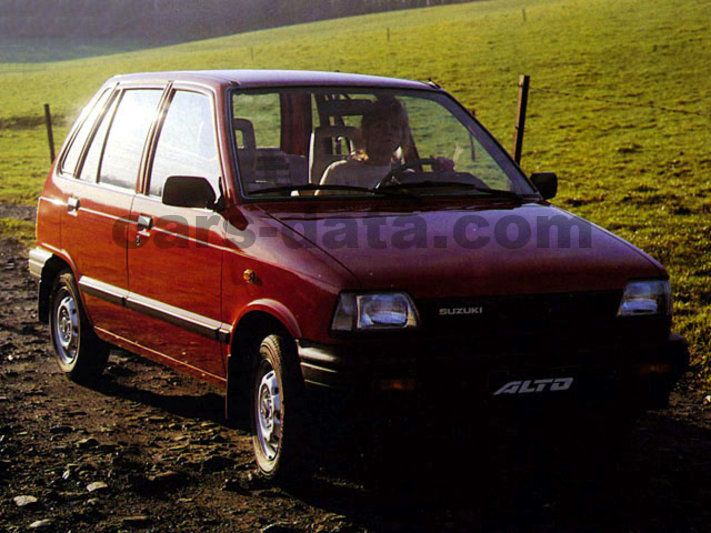Suzuki Alto Max, Manual, 1995 - 1996, 34 Hp, 5 doors Technical ...